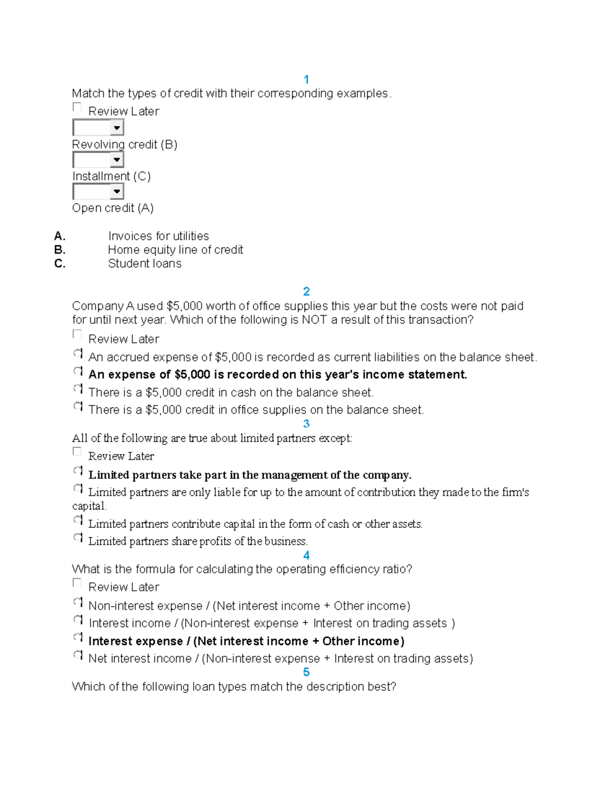 FIN-452 Final Exam Review: Essential Questions for Success - Studocu