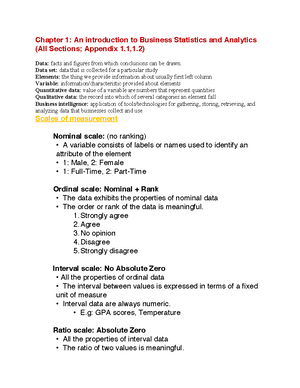 Sample 2 - Case 2 and Solutions - 1 A sample case for a statistical ...