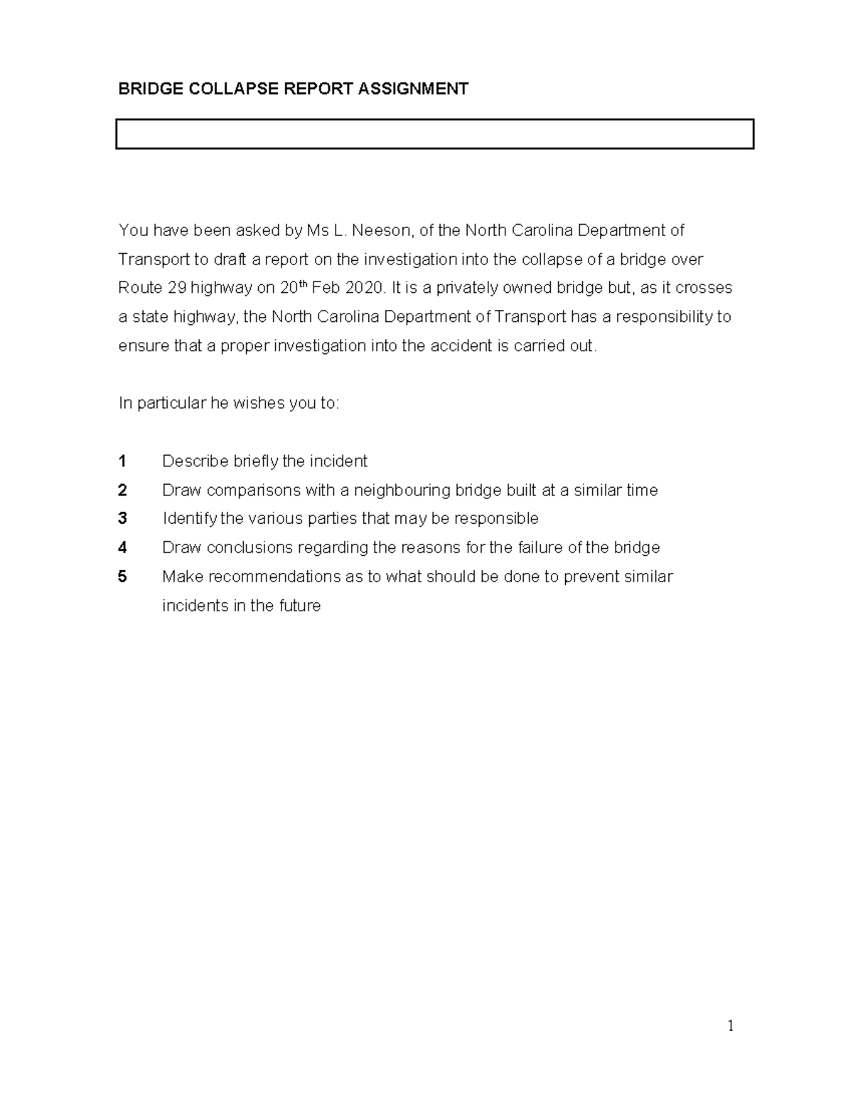 Bridge Collapse Case Study: Analysis & Investigation - Module 2, Lesson ...
