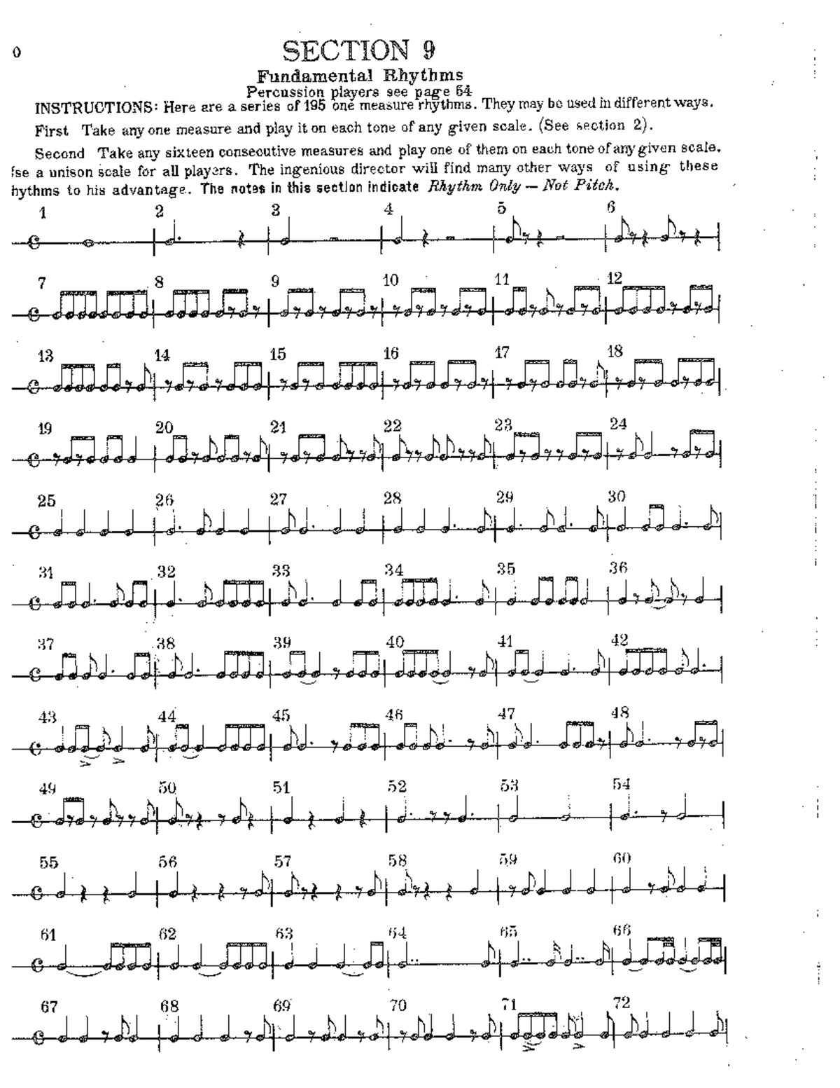 Fundamental Rhythms - Section 9 for Percussion Players - Studocu
