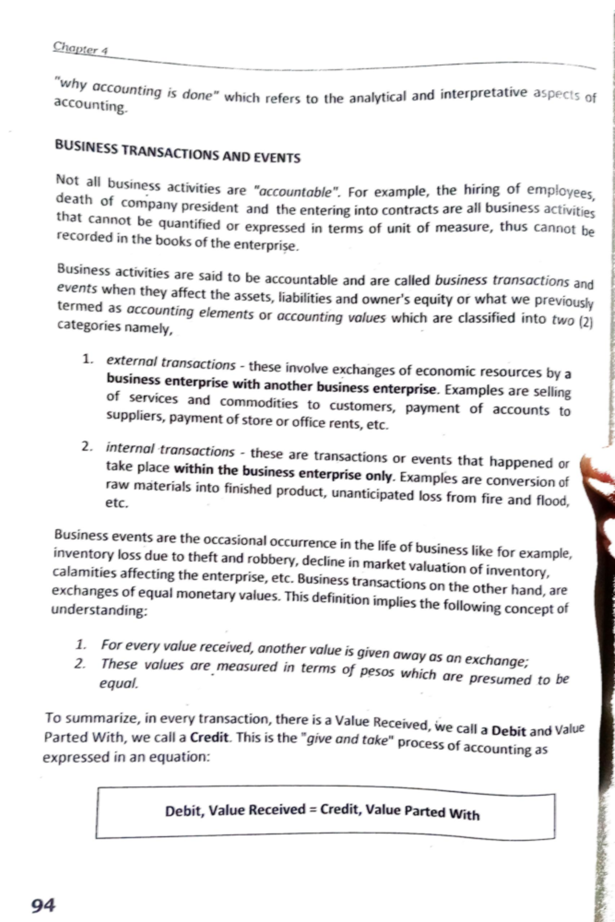 Practice Transaction (Basic Accounting) - Chapter 4 accounting is which ...