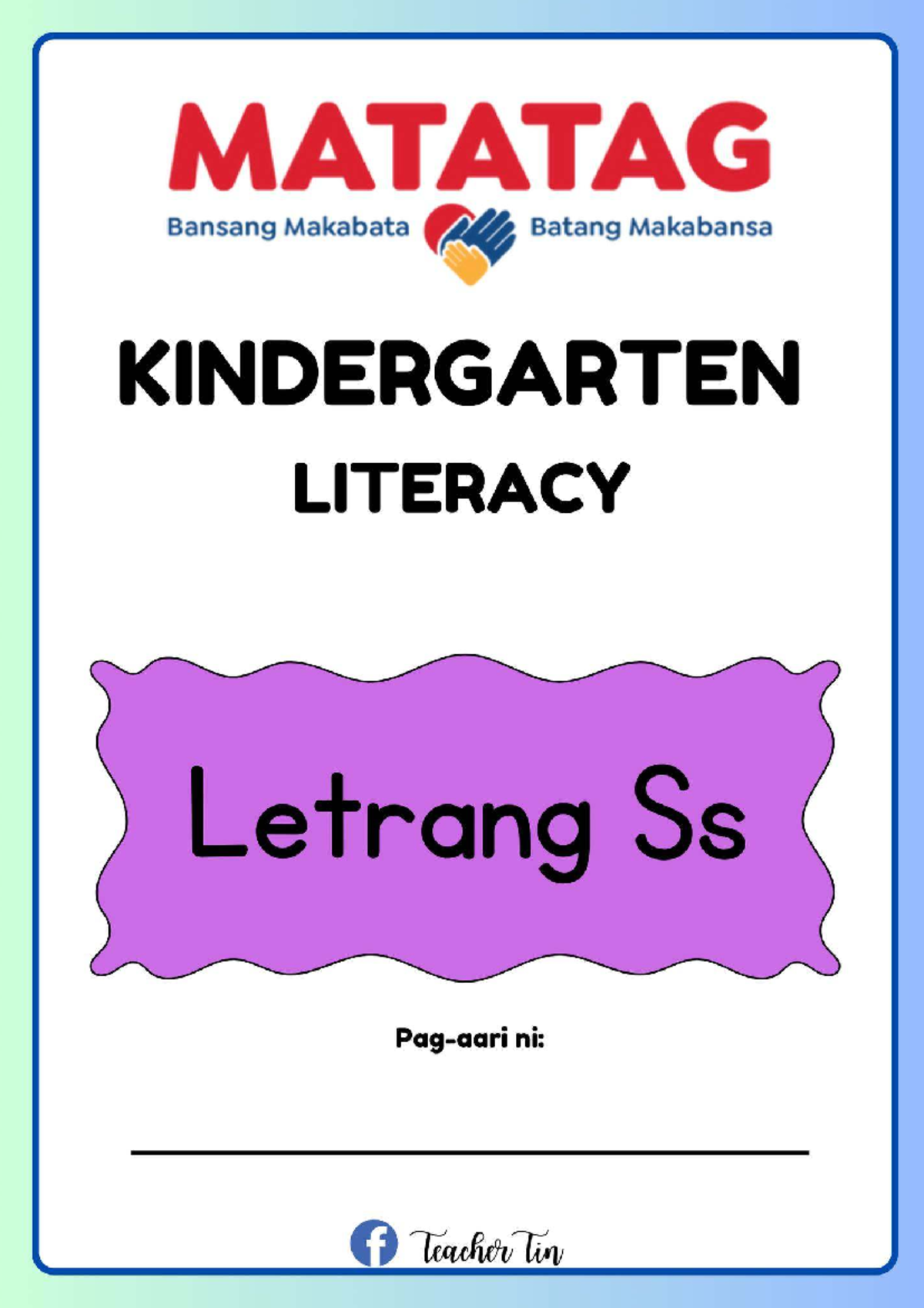 KINDER 2 - Practice Writing Letrang Ss with Teacher Tin - Studocu