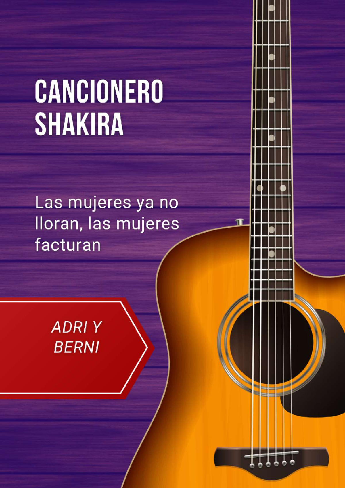 CANCIONERO SHAKIRA: Letras y Análisis Musical - ADRI Y BERNI - Studocu