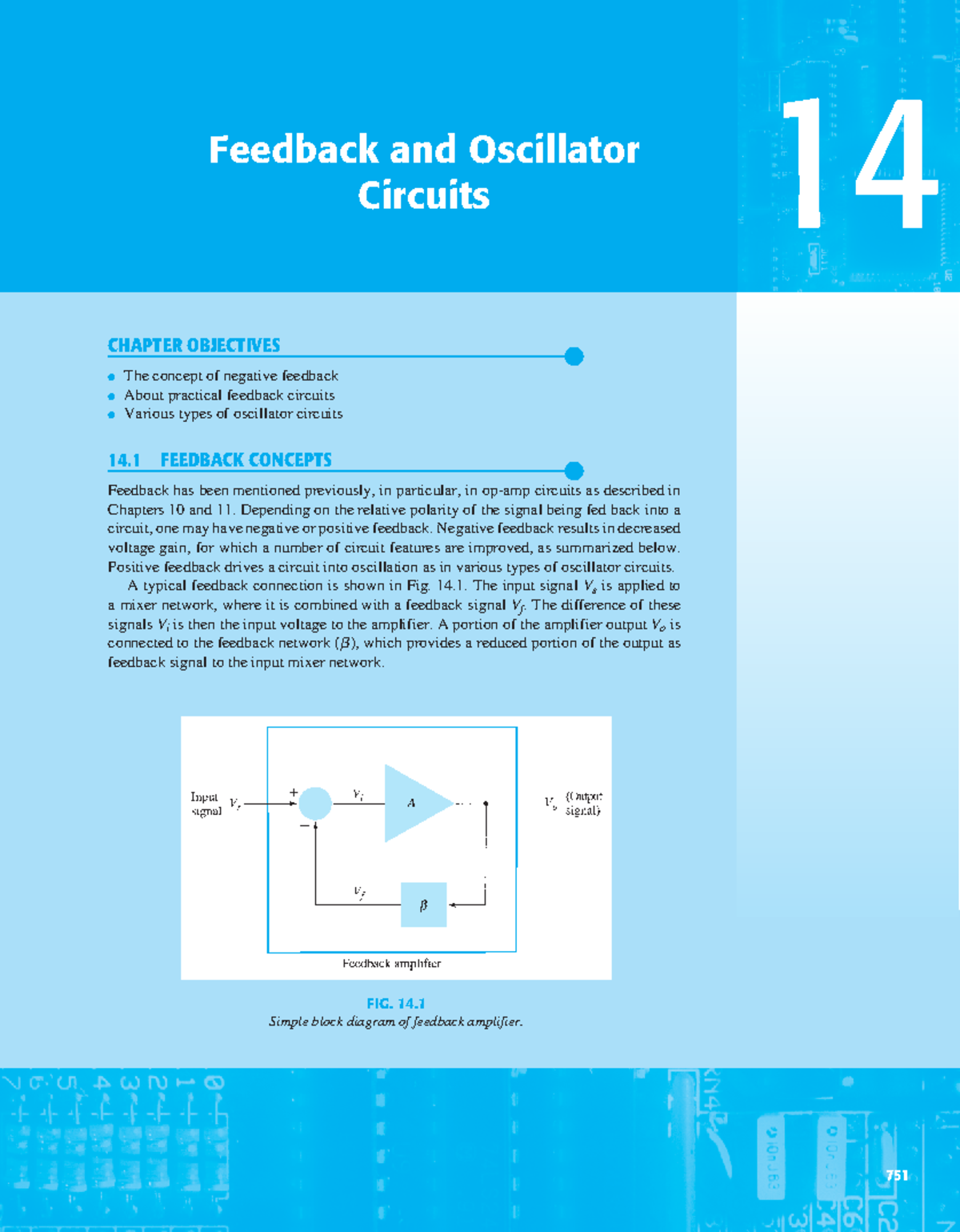 Feedback and Oscillator Circuits: Chapter Objectives (EE 101) - Studocu
