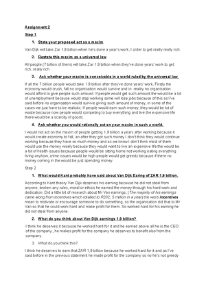SUS1501 study guide - SUS1501: SUSTAINABILITY AND GREED © 2016 ...