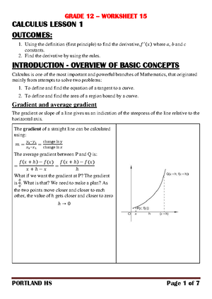 11 M Functions Lesson 1 - Straight LINE AND Parabola 2024 - FUNCTIONS ...