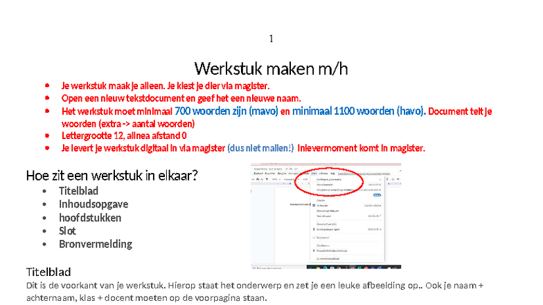 Werkstuk Maken: Stappen en Tips voor mh 2023 - Studeersnel