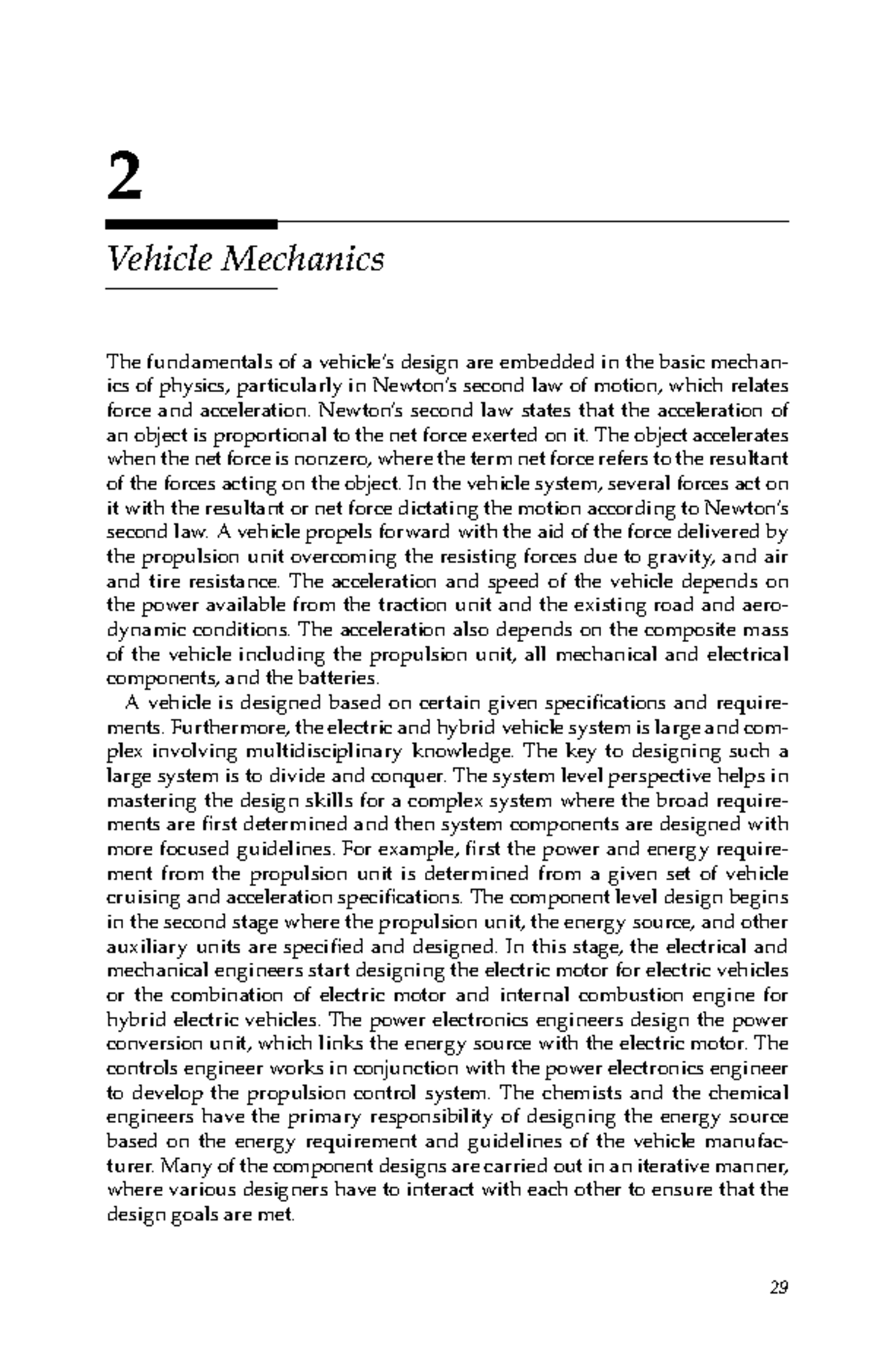 Vehicle Mechanics Module 1: Core Concepts and Design Insights - Studocu
