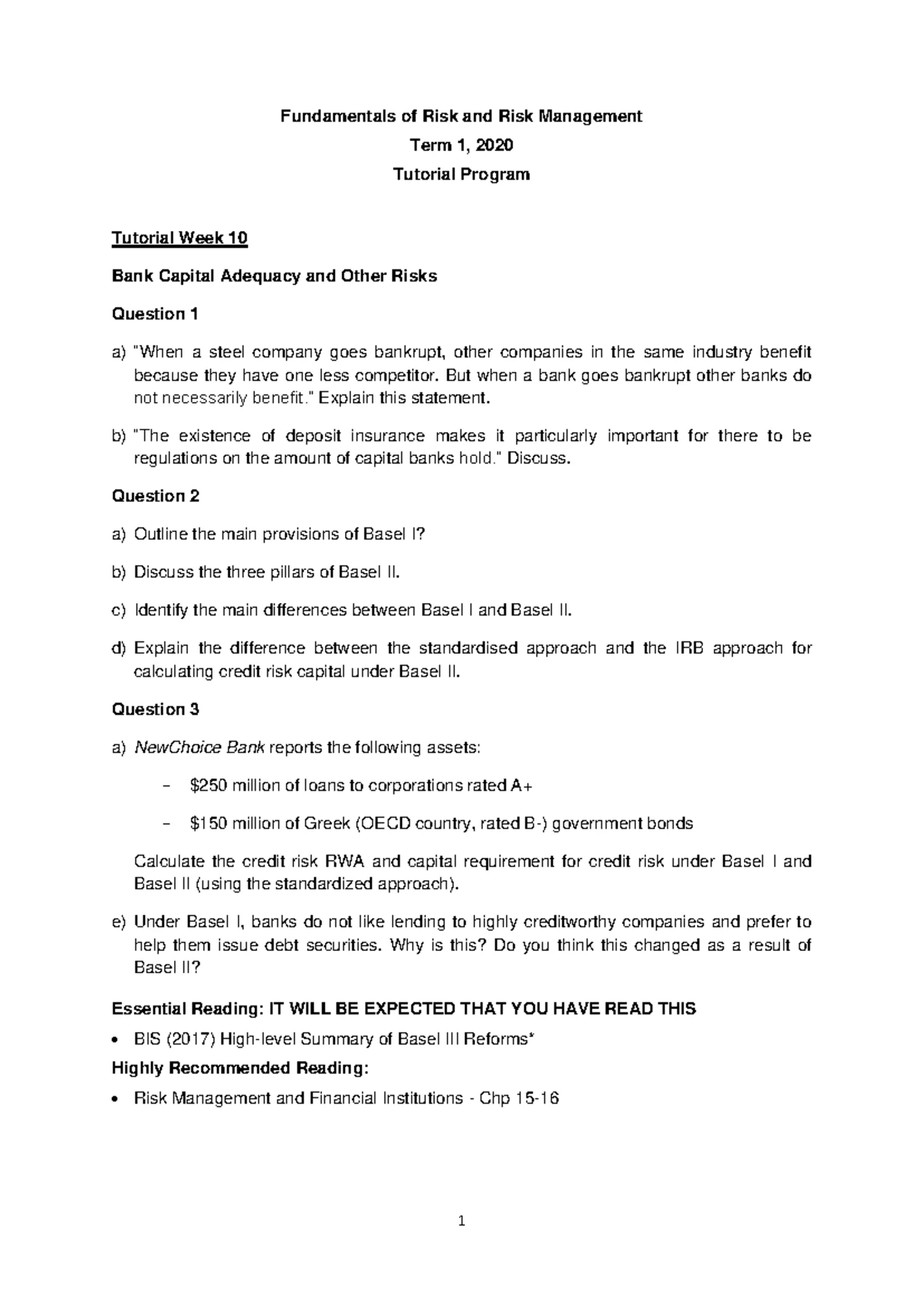 Tutorial Week 8 Questions - Warning: TT: undefined function: 32 1 ...