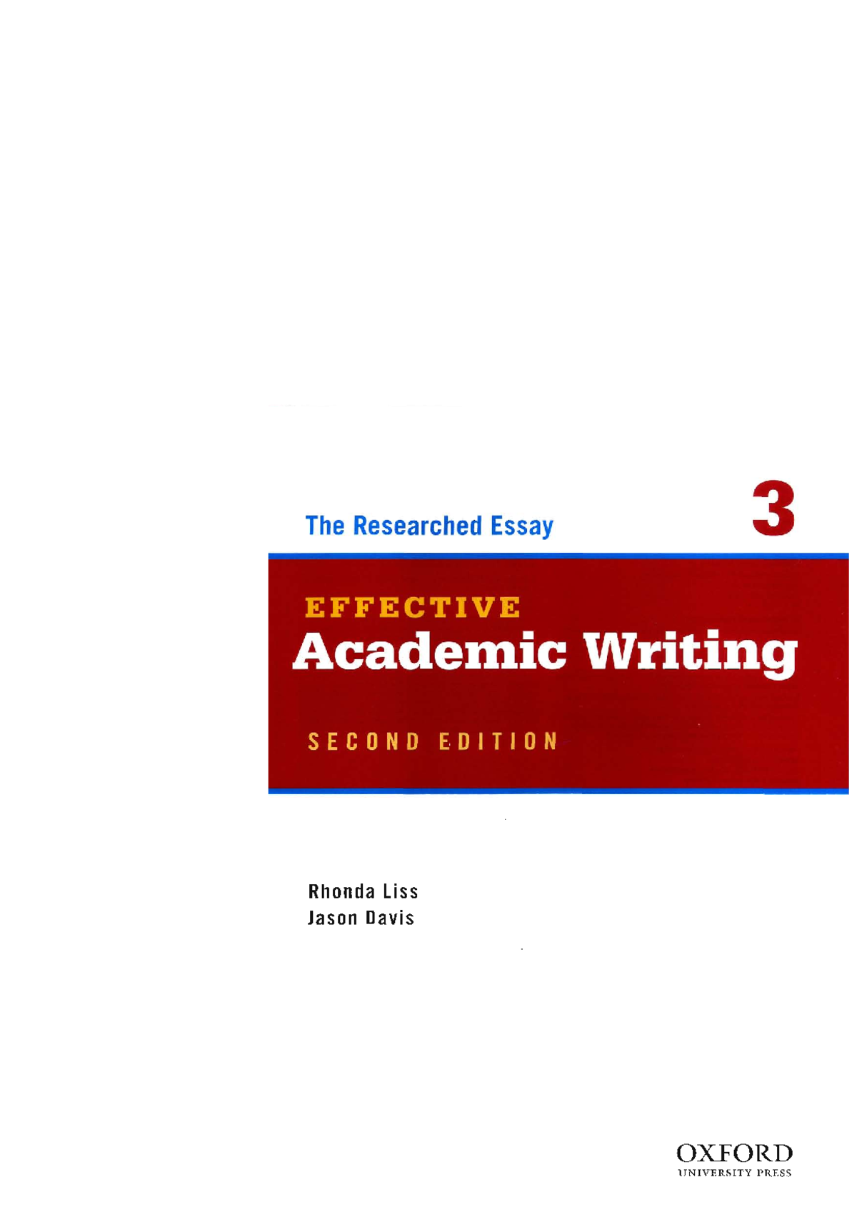 Effective Academic Writing - Three, Second Edition - English grammar ...