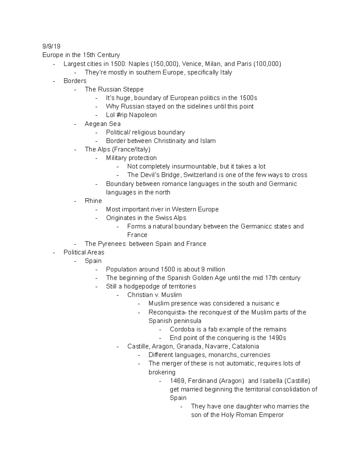 Renaissance reformation - 9/9/ Europe in the 15th Century - Largest ...