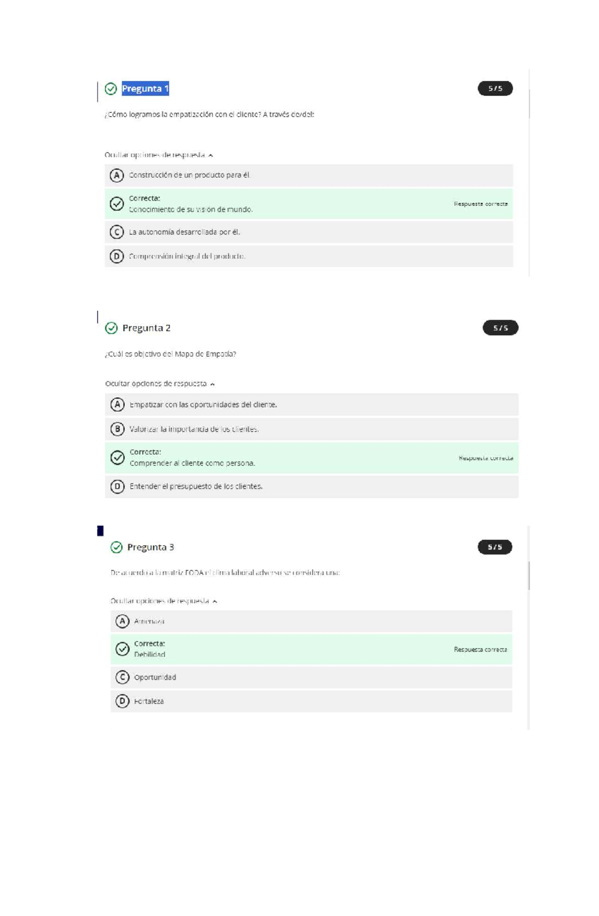 Iplacex. Emprendimiento. Prueba UNO: Mapa de Empatía y FODA - Studocu