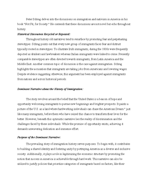 HIS 217 - unit 1 - Recycling or Repeating of Historical Discourses ...