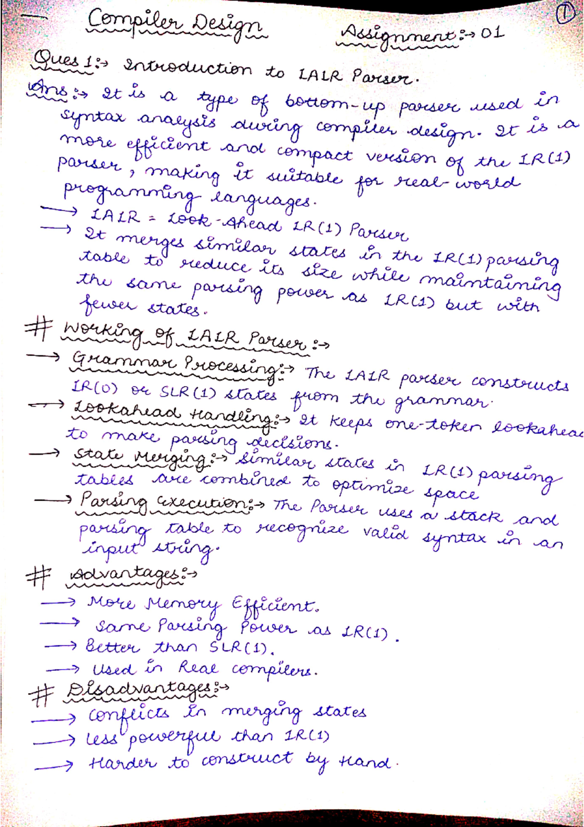 File - Sssss. S. S s. S d nmdnk kkdn dn - 1 Compiler Design Assignment ...