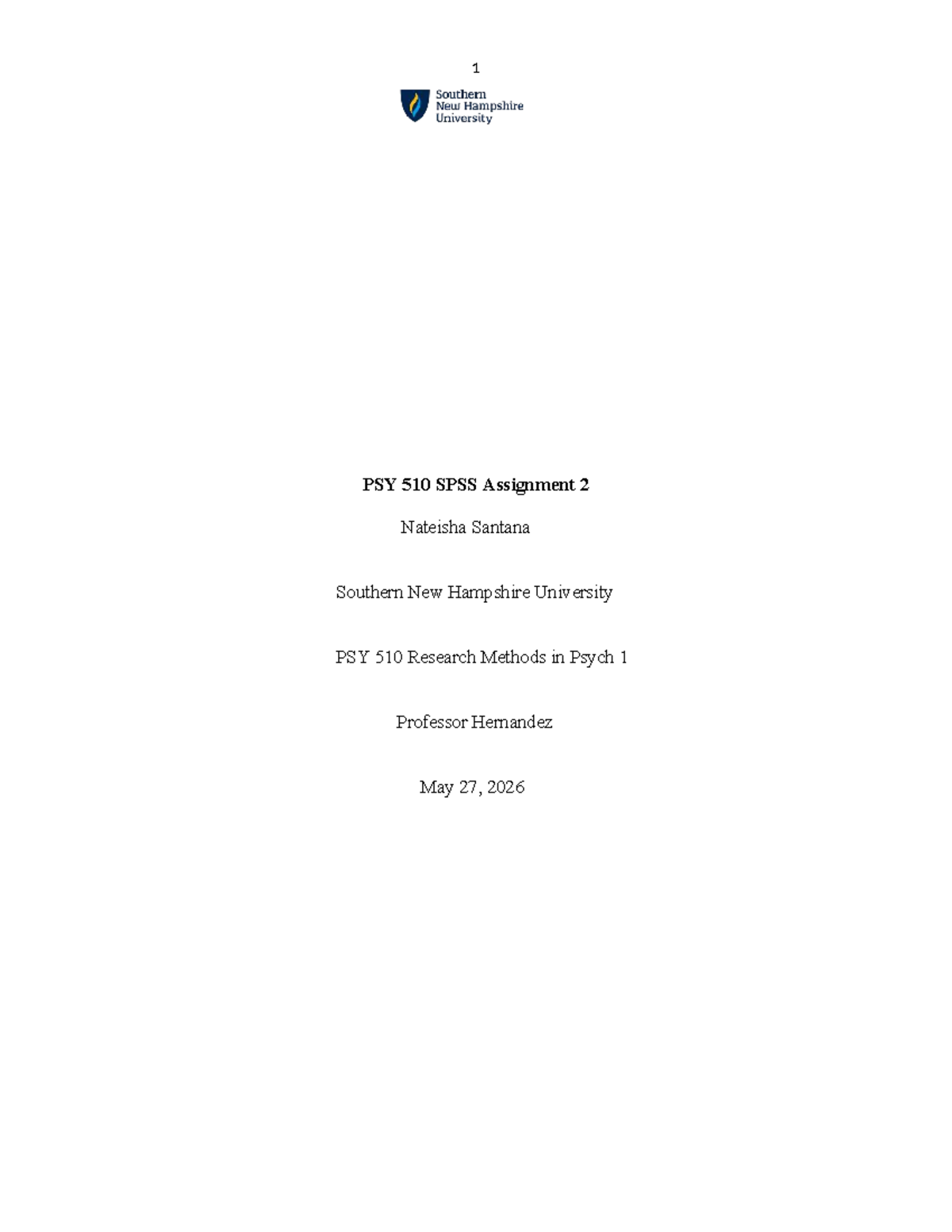 PSY 510 SPSS Assignment 2: Histograms & Boxplots Analysis - Studocu