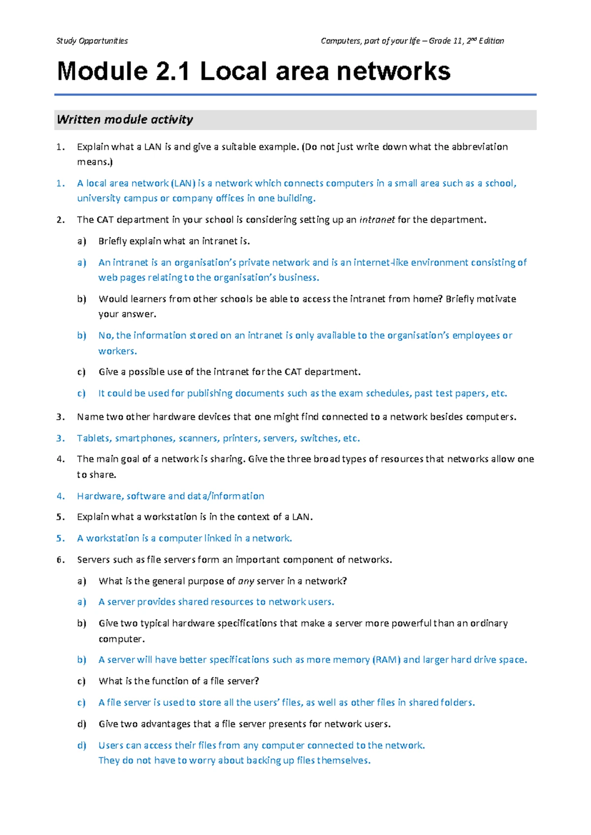 Grade 11 Computer Science: Info Processing Cycle Notes 2025/26 - Studocu