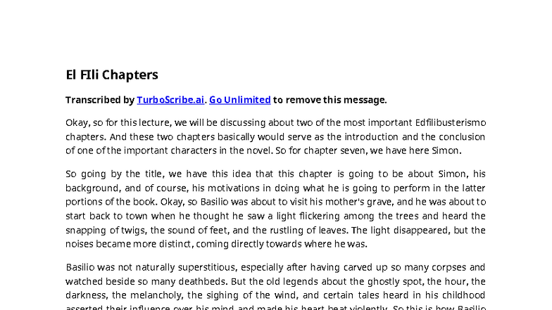 El Filibusterismo Chapters 7 & 20 Analysis - Inbound 2014 ...