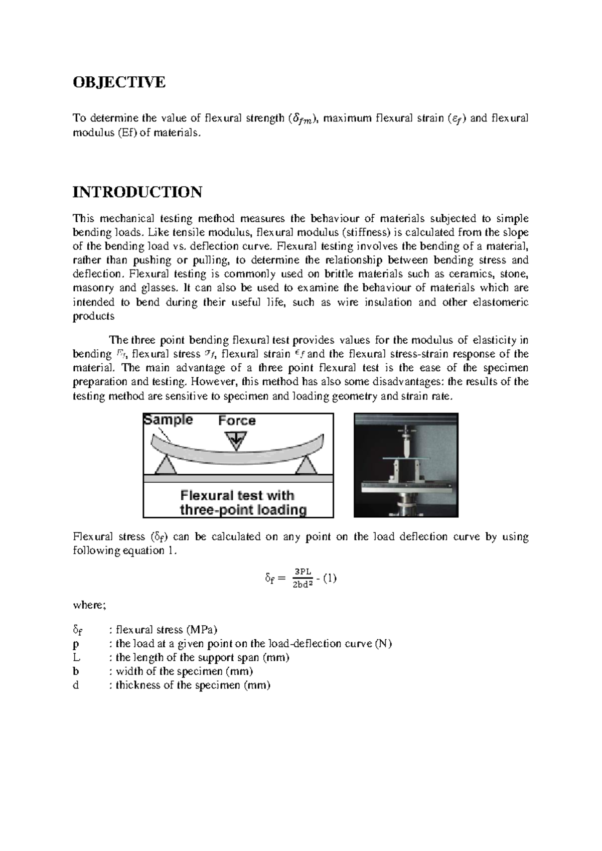 145757294-Flexural-Test-Lab-Report-on-Aluminium-and-Steel - Studocu