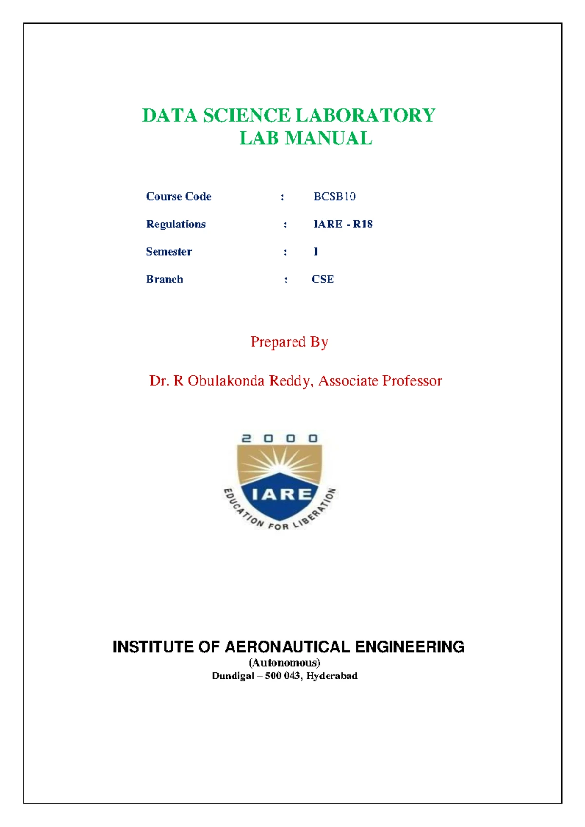 CCS335 LAB Manual - ST. JOSEPH’S COLLEGE OF ENGINEERING AND TECHNOLOGY ... CCS335 LAB Manual - ST. JOSEPH’S COLLEGE OF ENGINEERING AND TECHNOLOGY ...