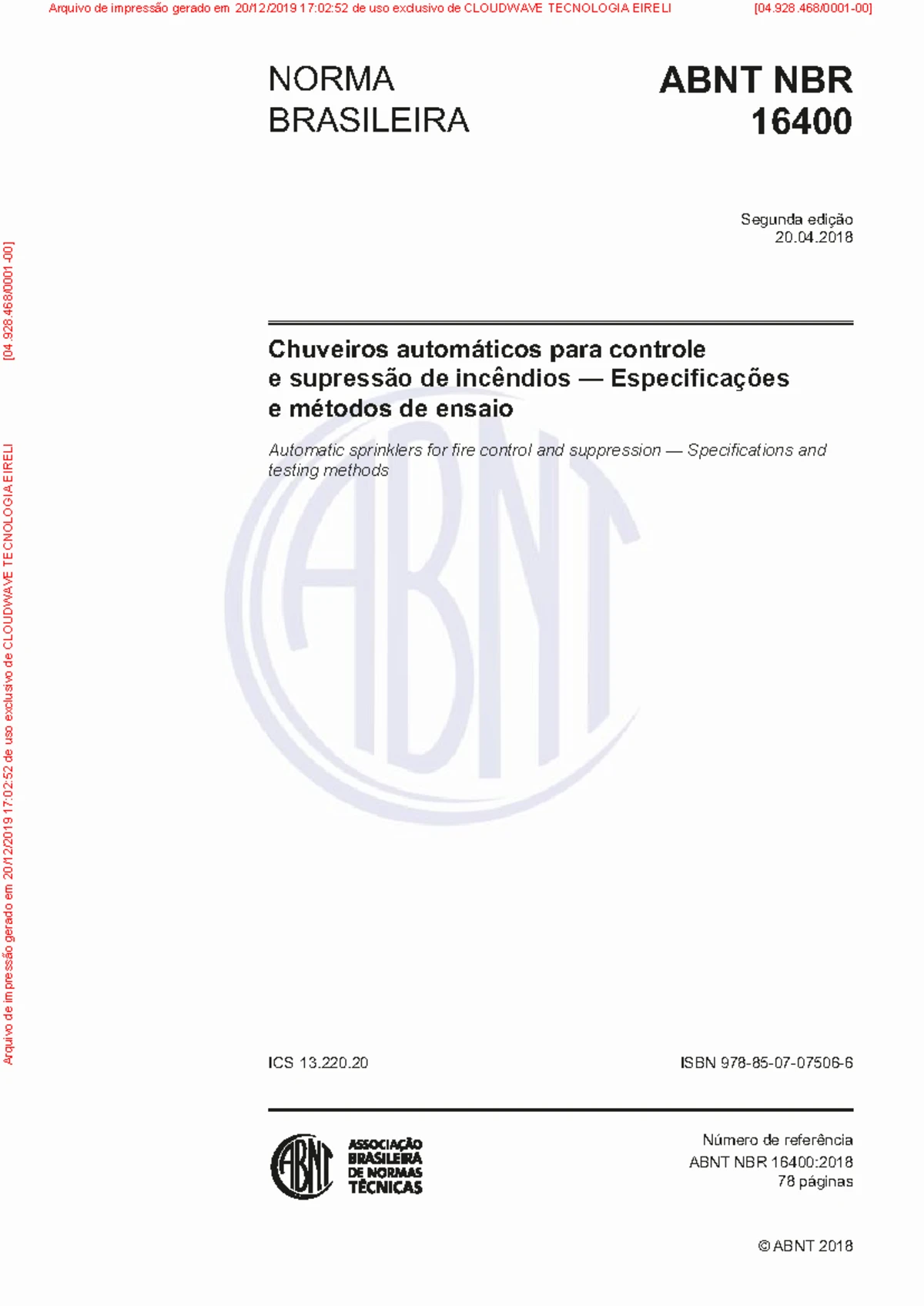ABNT NBR 15247 2004 Unidades de armazenamento segura - Salas cofre e ...