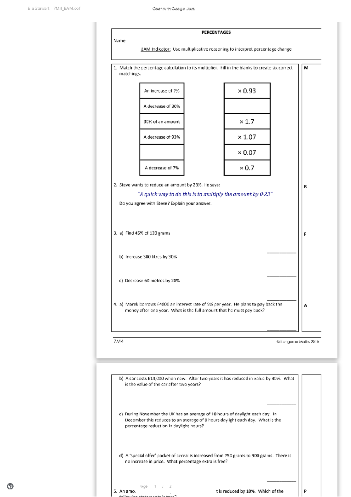 Assessments 2 - amazing practice materials for upcoming exams to ...
