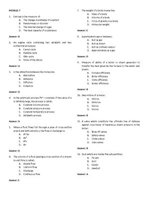 PIPE - Module 2 - Elements in PIPE - Module 2 1. What are the main ...