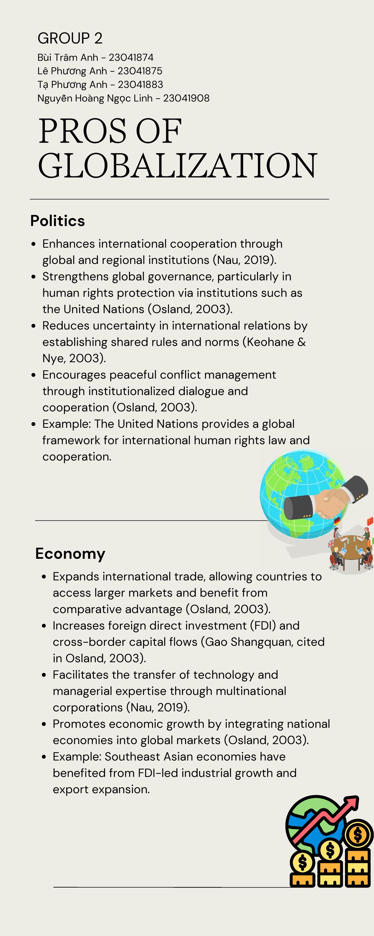 GROUP 2 Globalization: Pros and Cons Analysis - Studocu