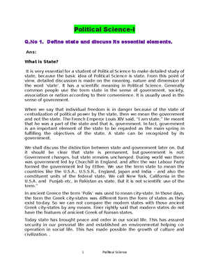 Theories on the Origin of State - Essay on the Divine Origin Theory 2 ...