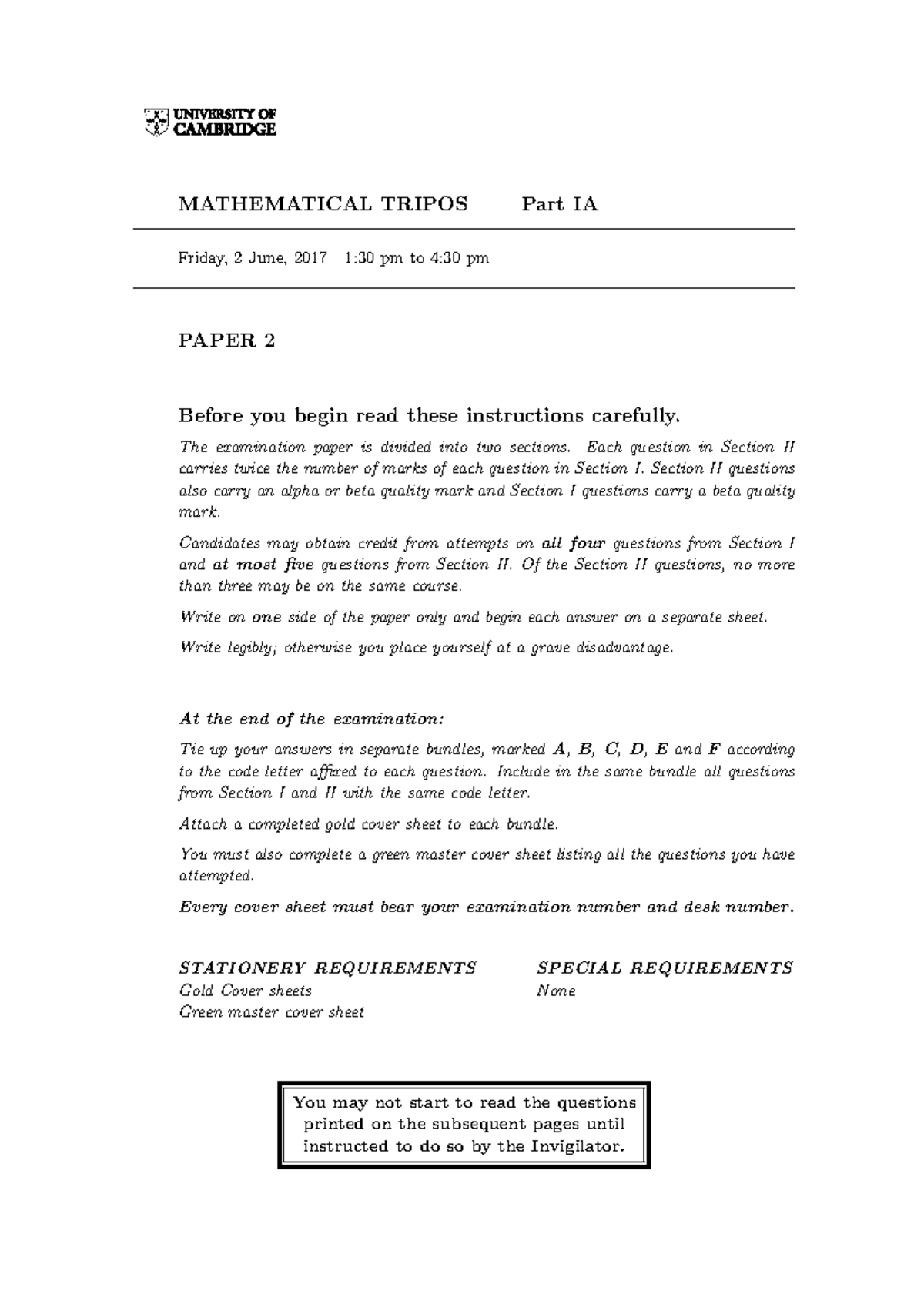 Sample/practice exam November 17 Fall 2017, questions and answers ...