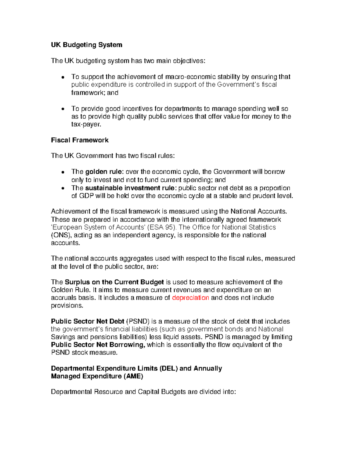 UK Budgeting System: Procedures & Rules by Richard Knox - Studocu