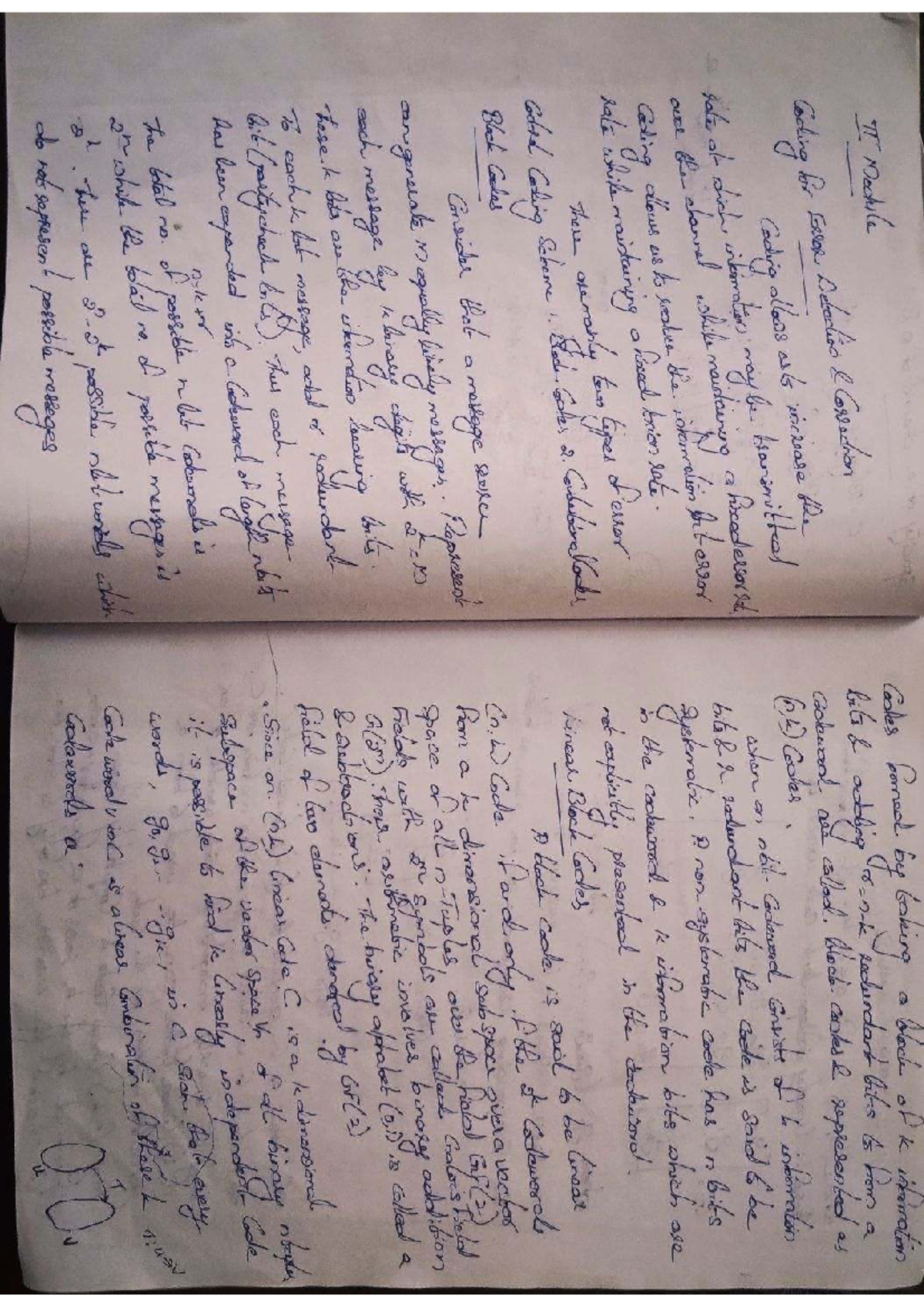 Module 2 - ITC: Coding for Error Detection and Correction Techniques ...