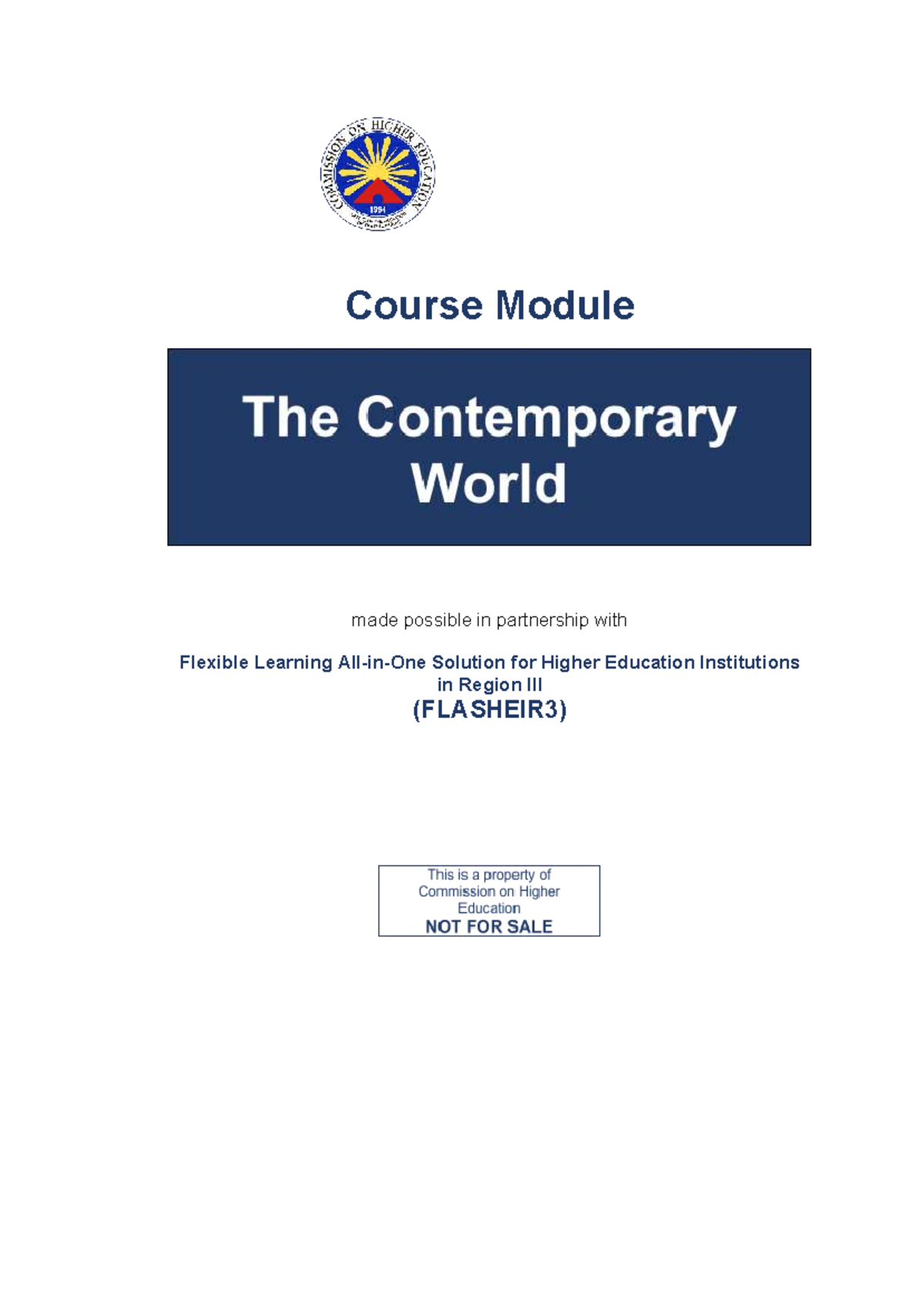 Module 2: The Contemporary World - Globalization Insights (FLASHEIR3) - Studocu