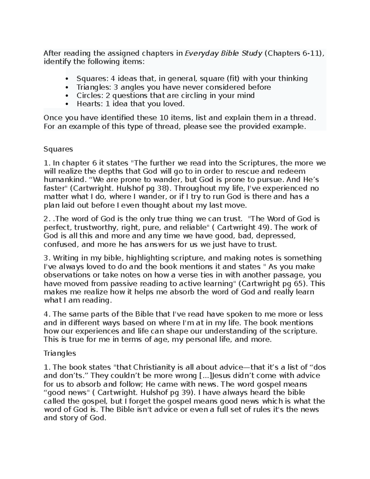 Discussion Thread- Questions About The Bible - After reading the ...