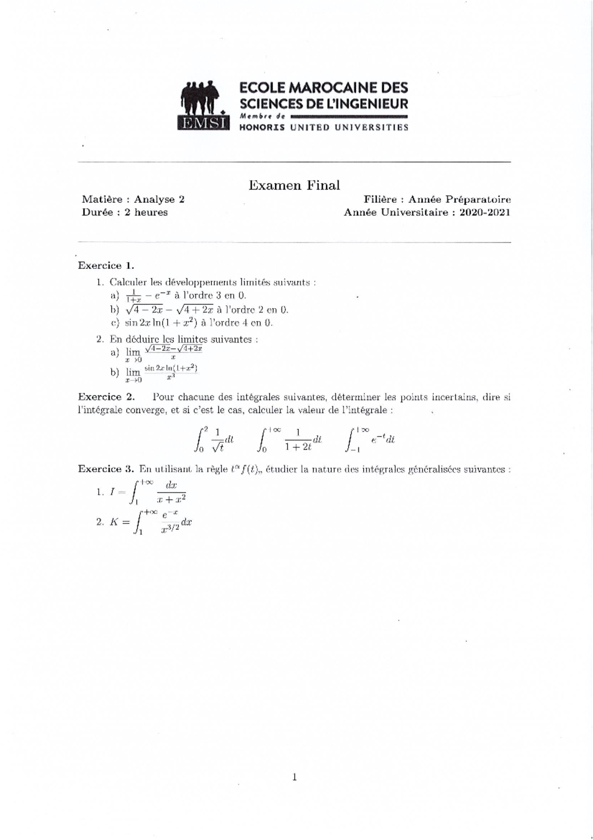 Examens 1AP 2020-2021: Study Guide and Key Concepts - Studocu