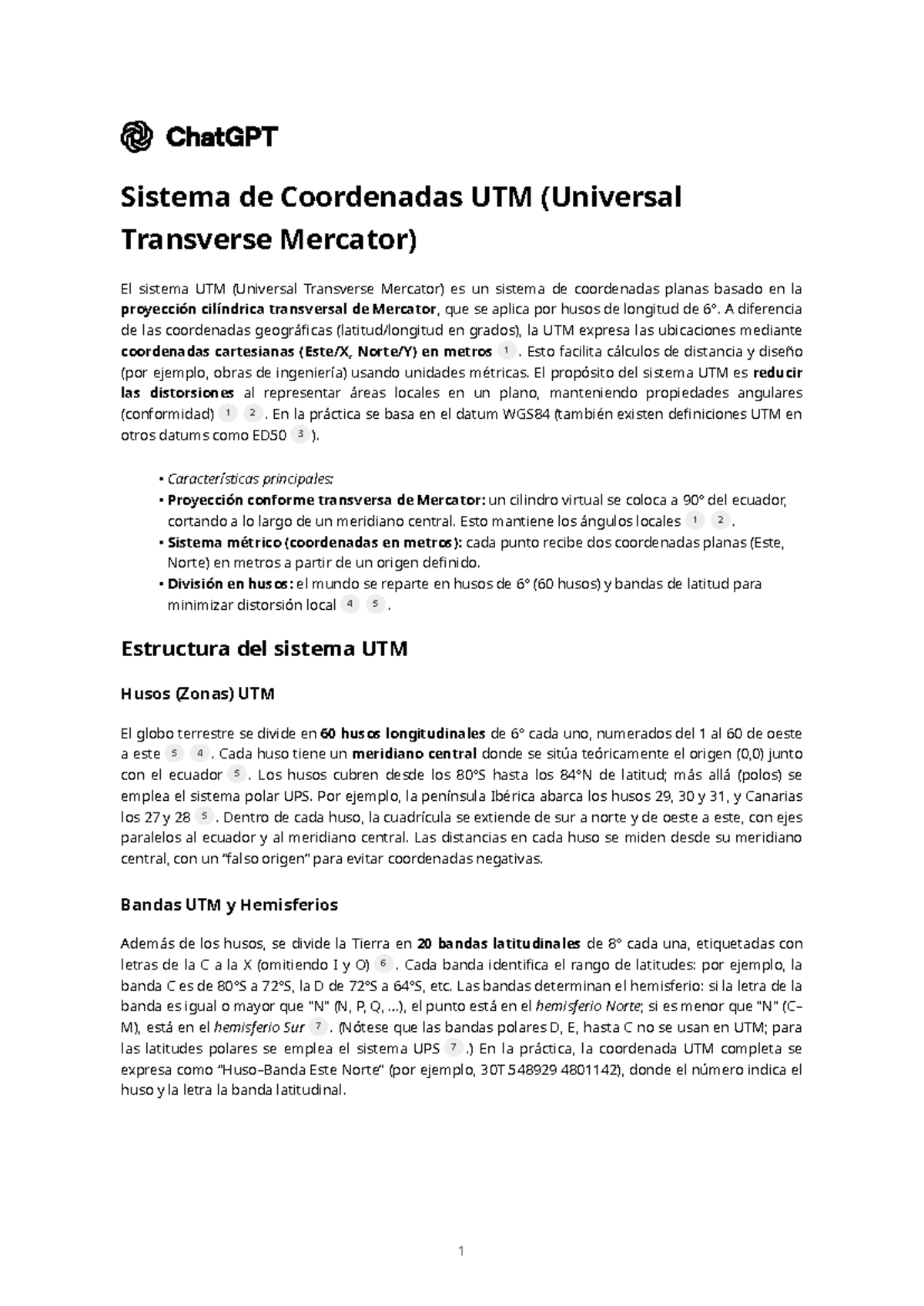 Sistema de Coordenadas UTM: Proyección y Aplicaciones Geoespaciales ...