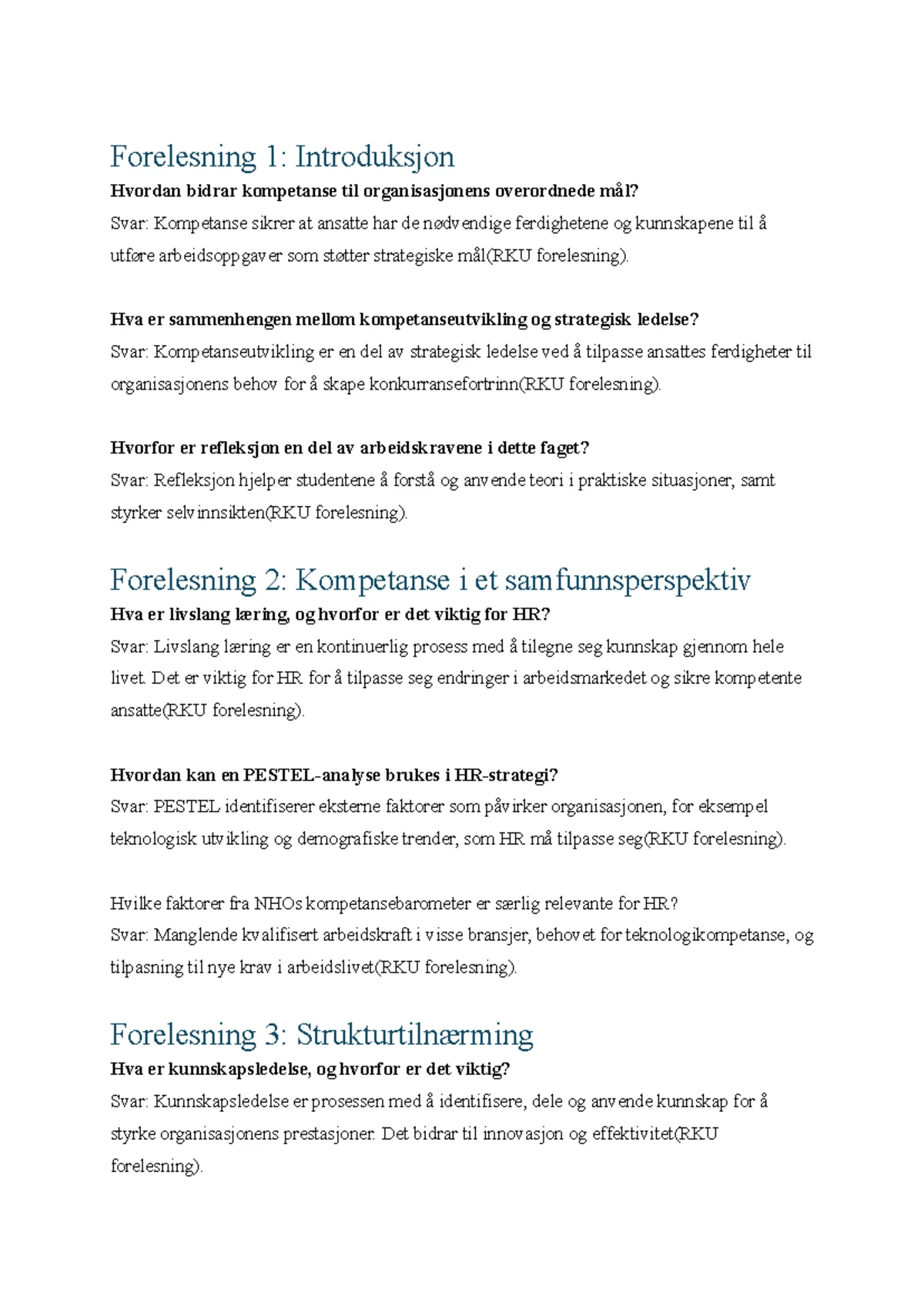 Kolbs læringssirkel i erfaringsbasert læring: Teori og praksis - Studocu