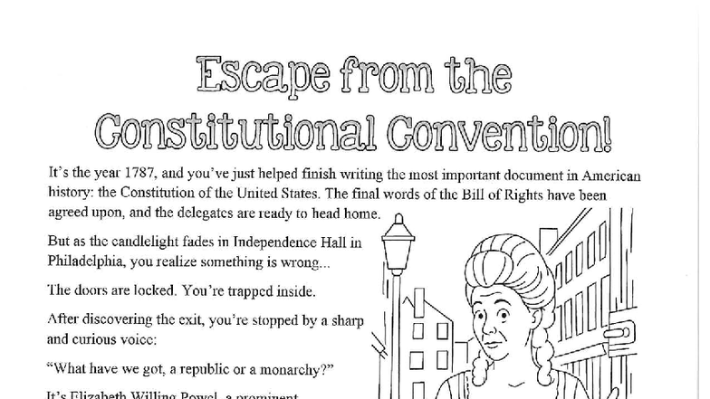 Escape from the Constitutional Convention: Understanding the 1787 ...