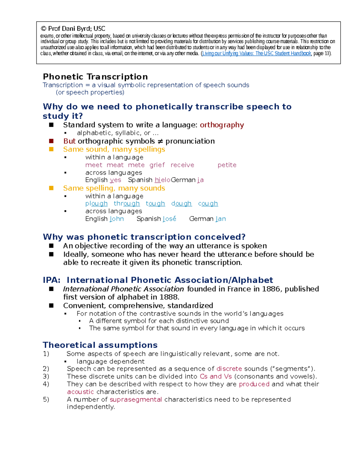 Phonetic Transcription Techniques Ipa Overview Ling 101 Studocu