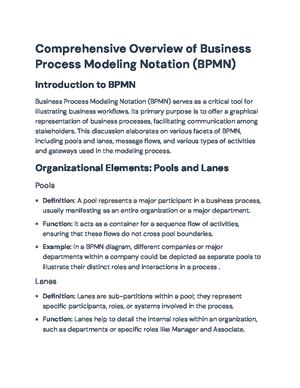 BPM Lifecycle: Phase 1 - Process Identification and Architecture ...