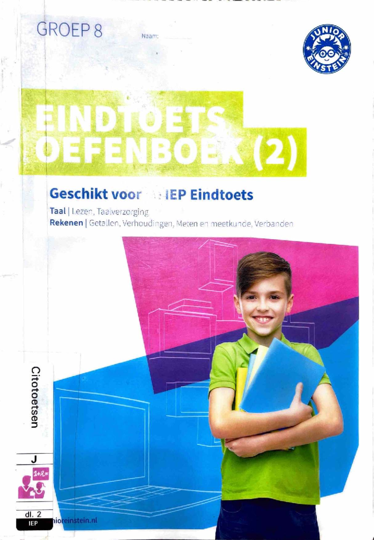 Iep Eindtoets Oefenboek Groep 8 - Deel 2 Oefeningen en Antwoorden ...