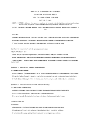 MKT 2021 marketing - INTRODUCTION TO MARKETING (MKT410) ASSIGNMENT ...