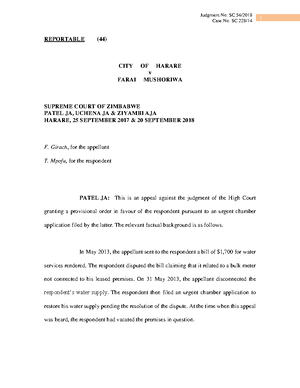 Mabasa and Ors Judgment - IN THE LABOUR COURT OF ZIMBABWE JUDGMENT ...