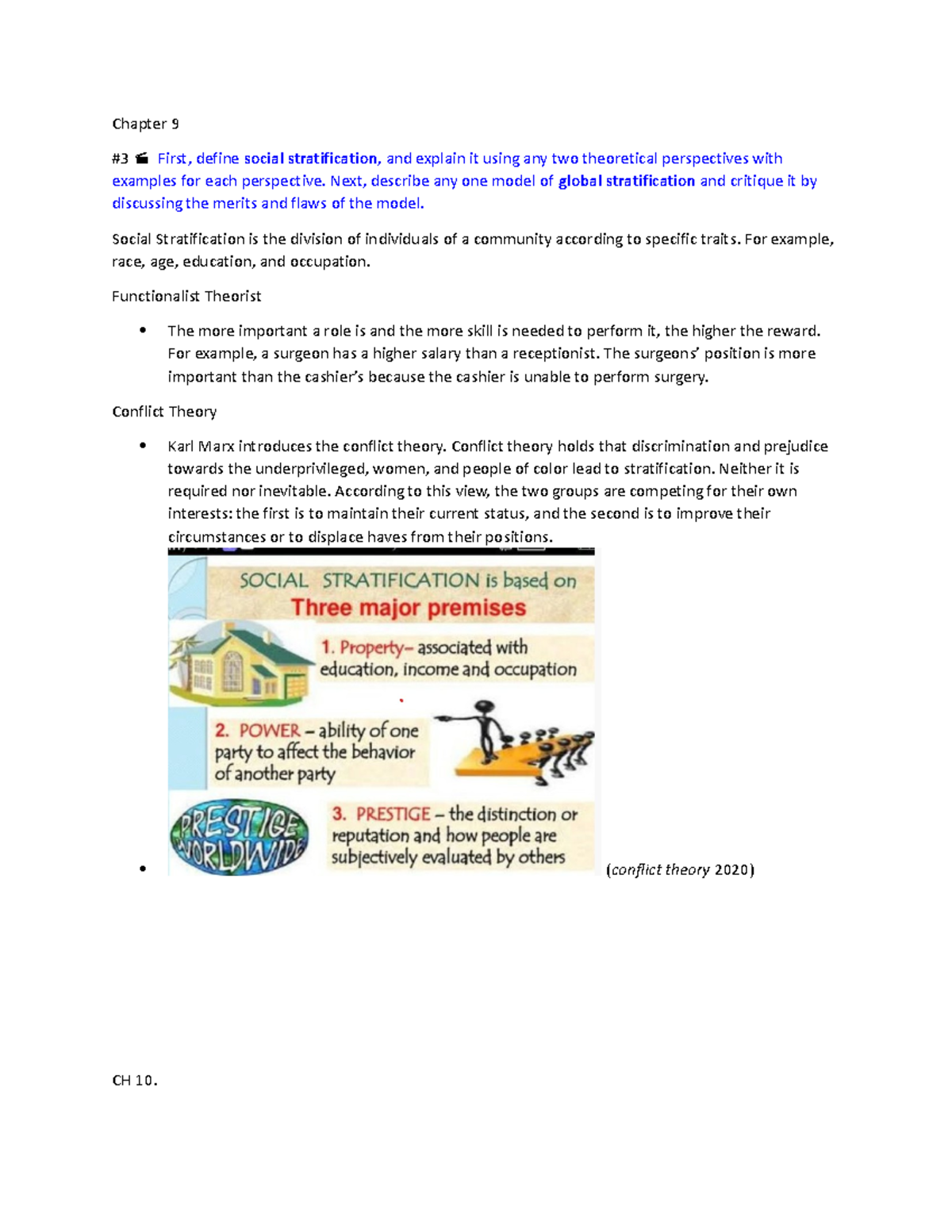 Sociology 101: Week 4 - Social Stratification & Poverty Concepts - Studocu