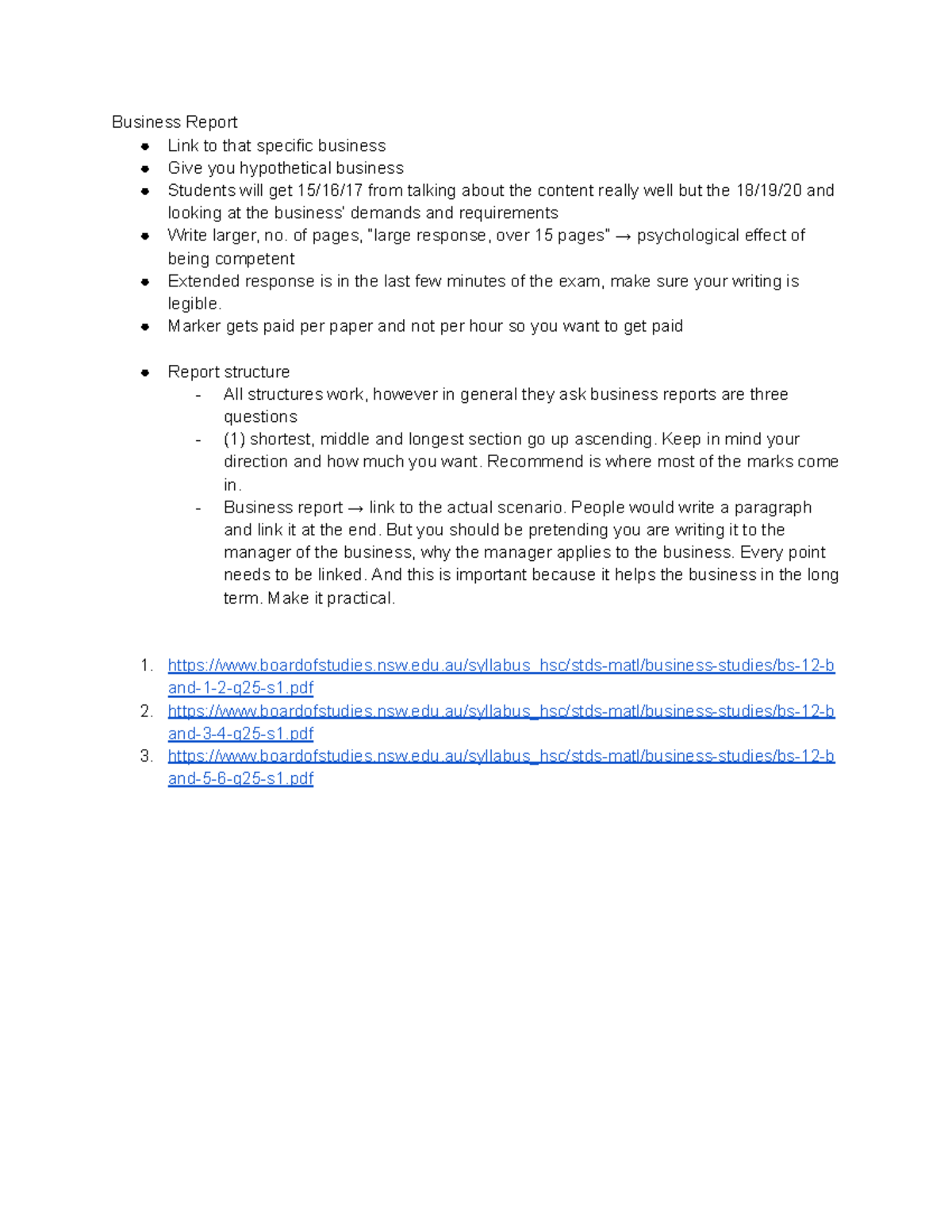 Business Report Tips for Effective Management Communication - Studocu