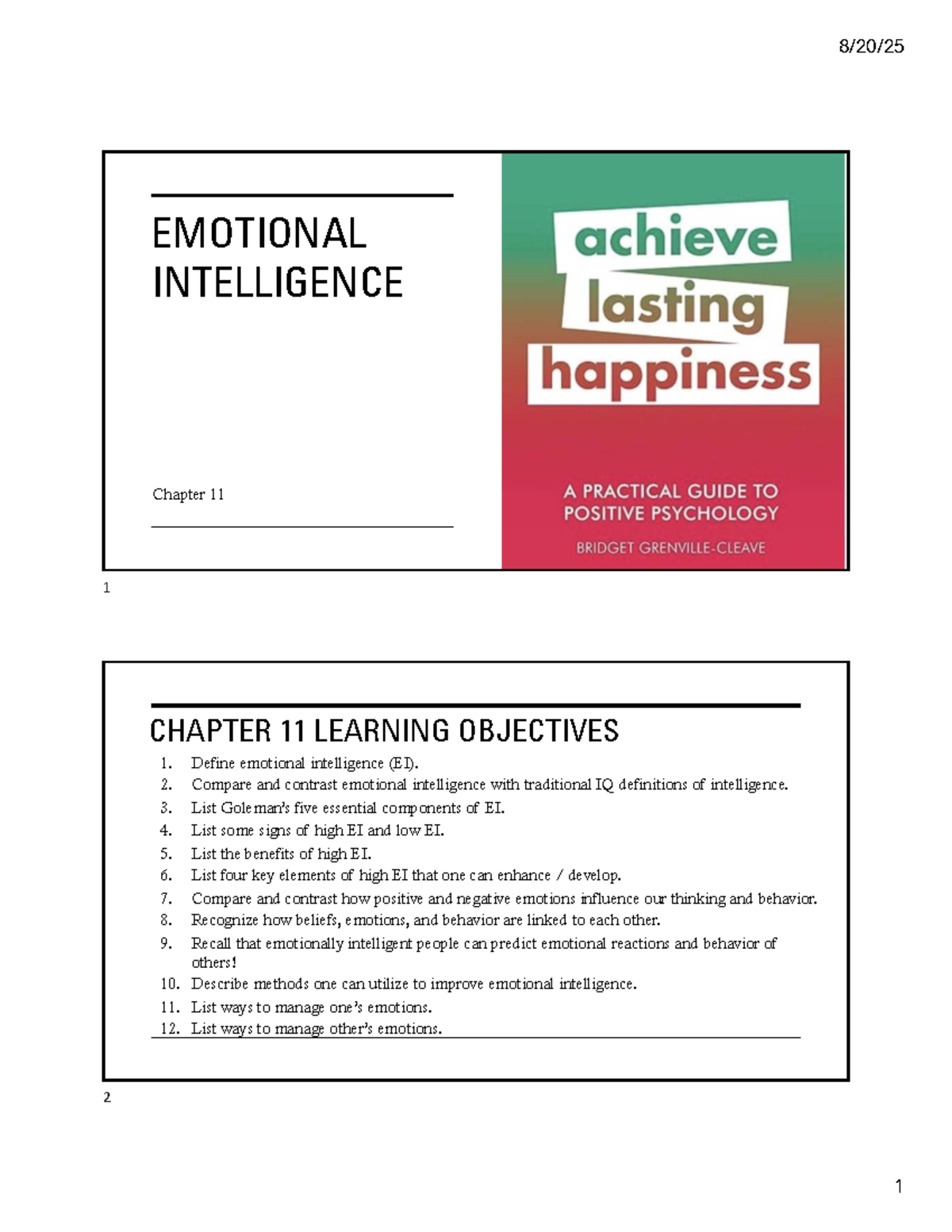 Emotional Intelligence (EI) Chapter 11: Understanding, Benefits ...