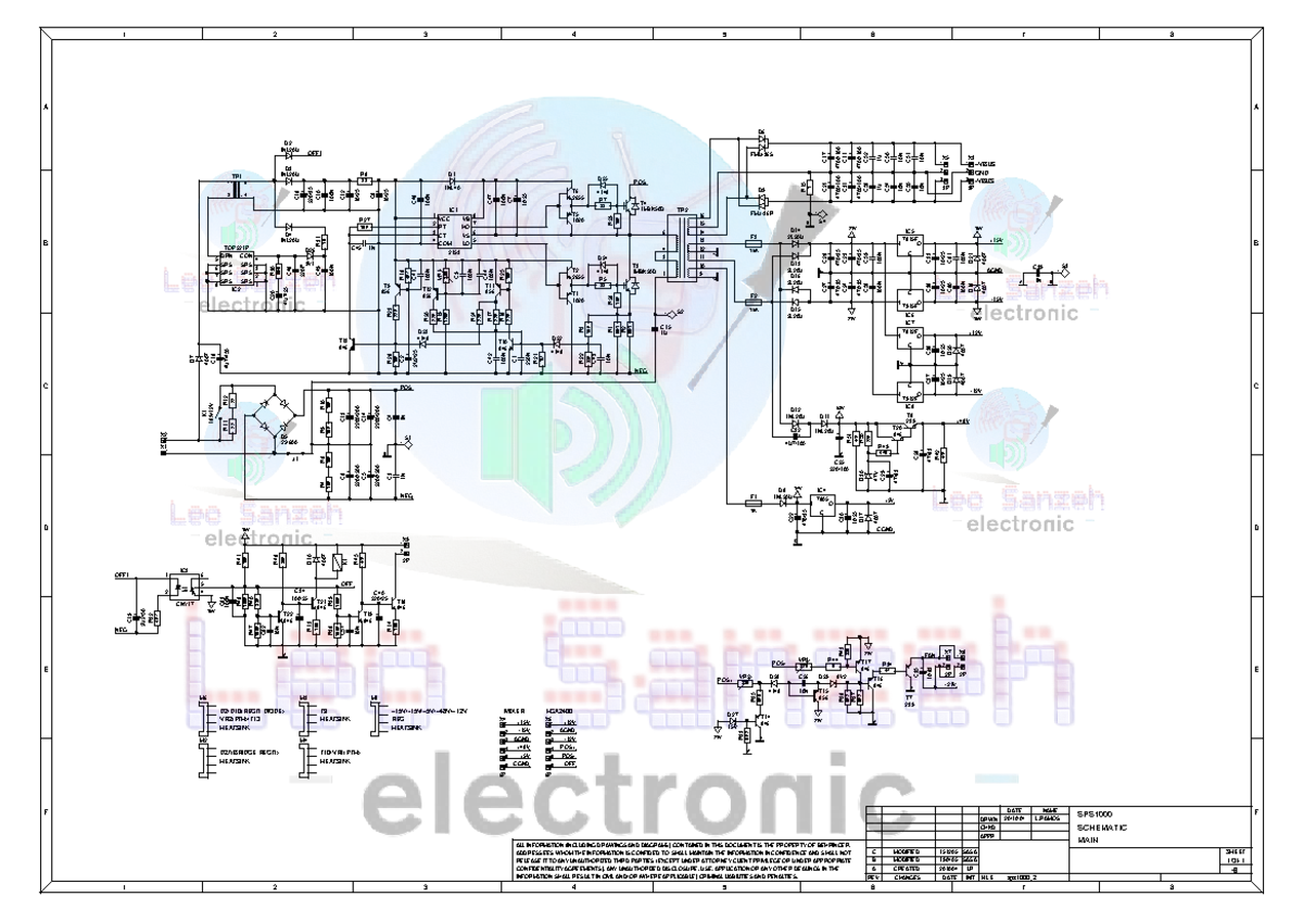 Behringer SPS1000 Power Supply Series Overview and Schematics - Studocu
