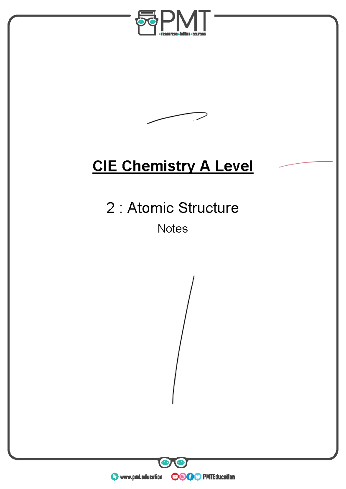 CIE Chemistry A Level 2: Atomic Structure Notes on Subatomic Particles ...