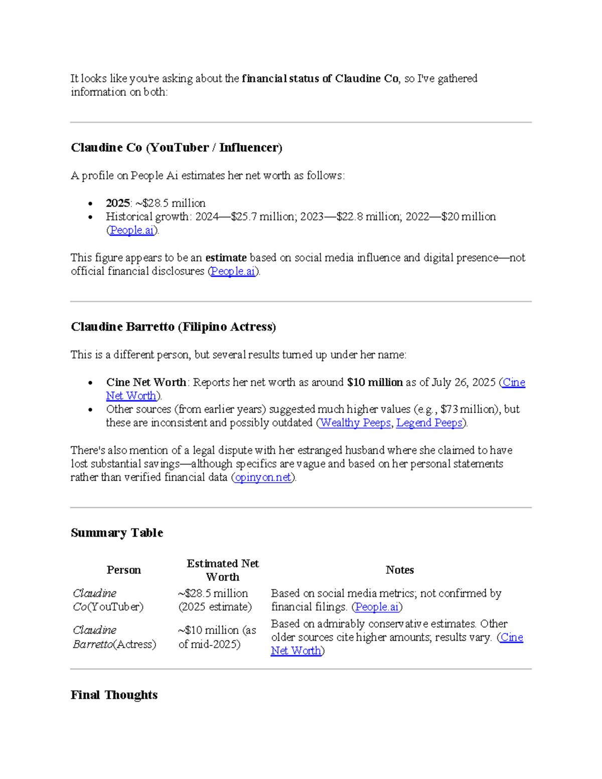 Claudine Co Financial Profile: YouTuber & Actress Net Worth Analysis ...