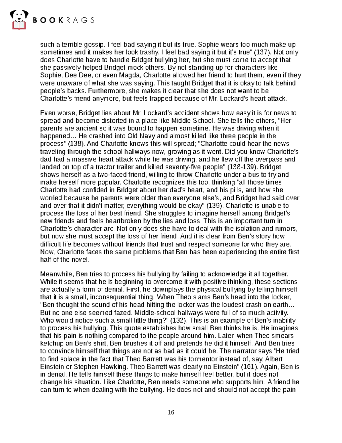 You Go First: Study Guide for Character Analysis and Themes - Studocu