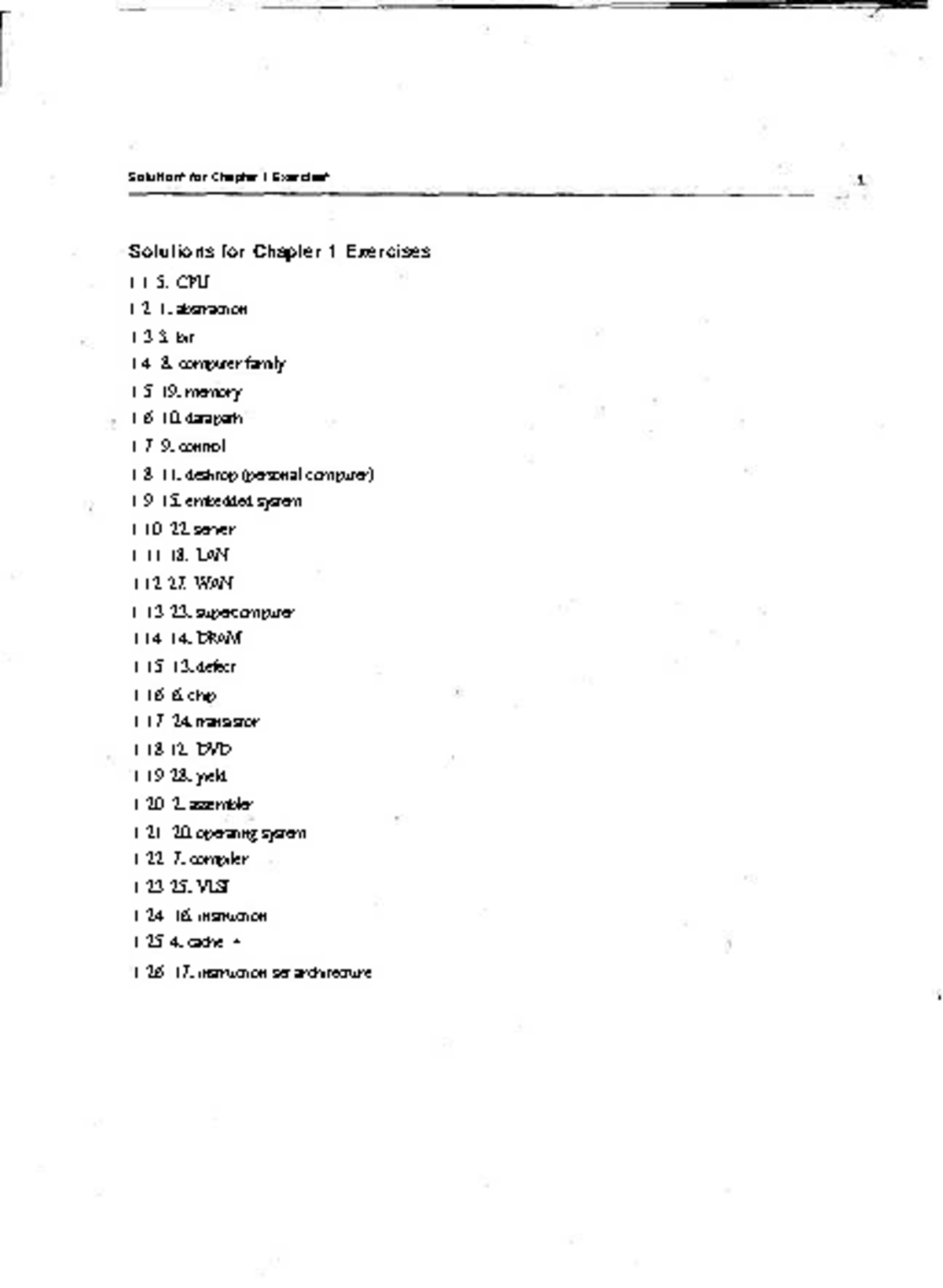 **Solutions for Chapter 1 Exercises - CS101** - Studocu